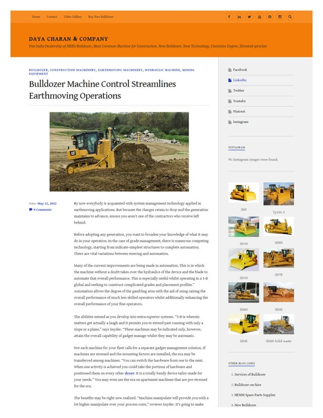 Bulldozer Machine Control Streamlines Earthmoving Operations | PDF