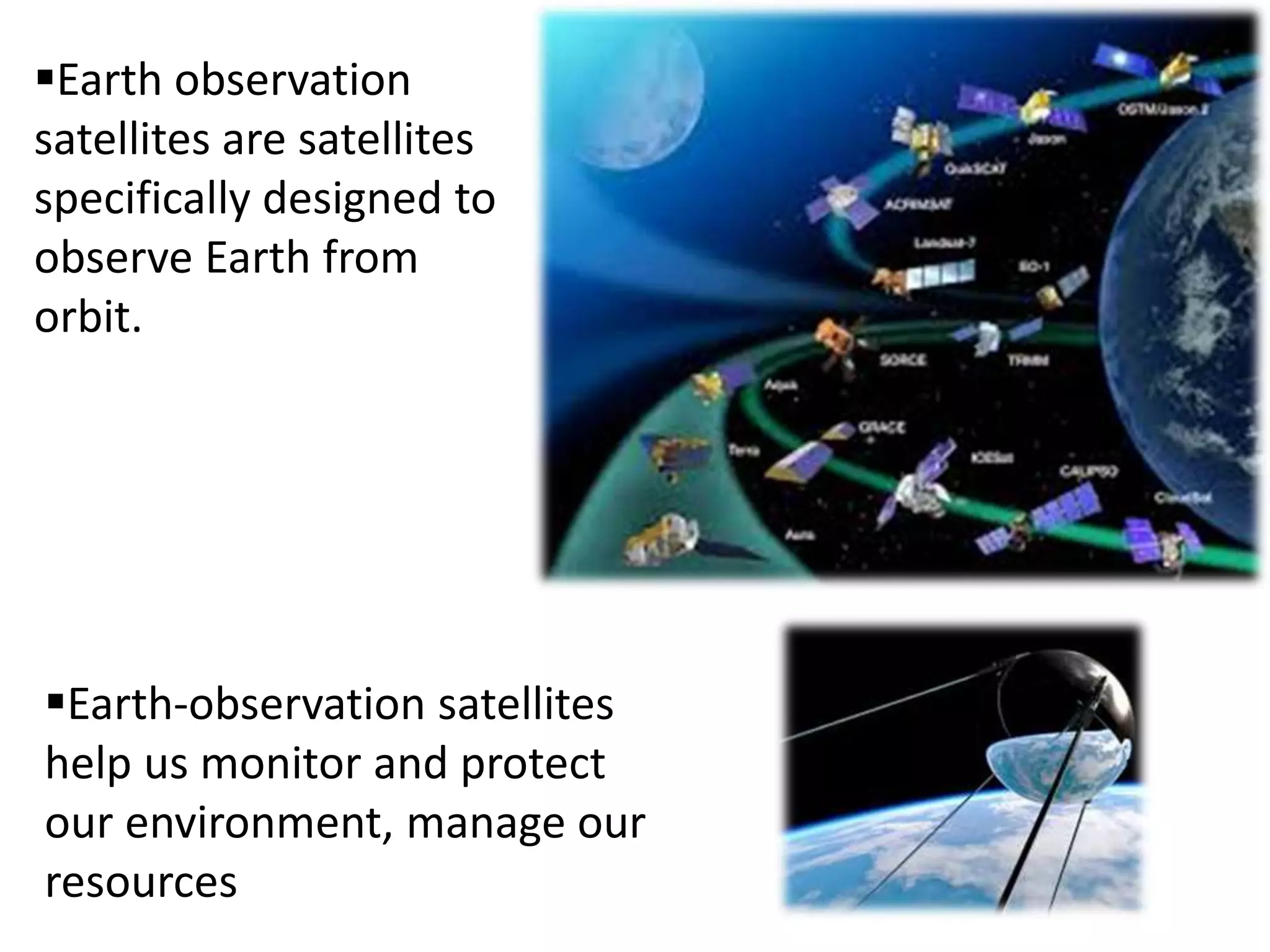 Earth Observation Satellites | PPTX