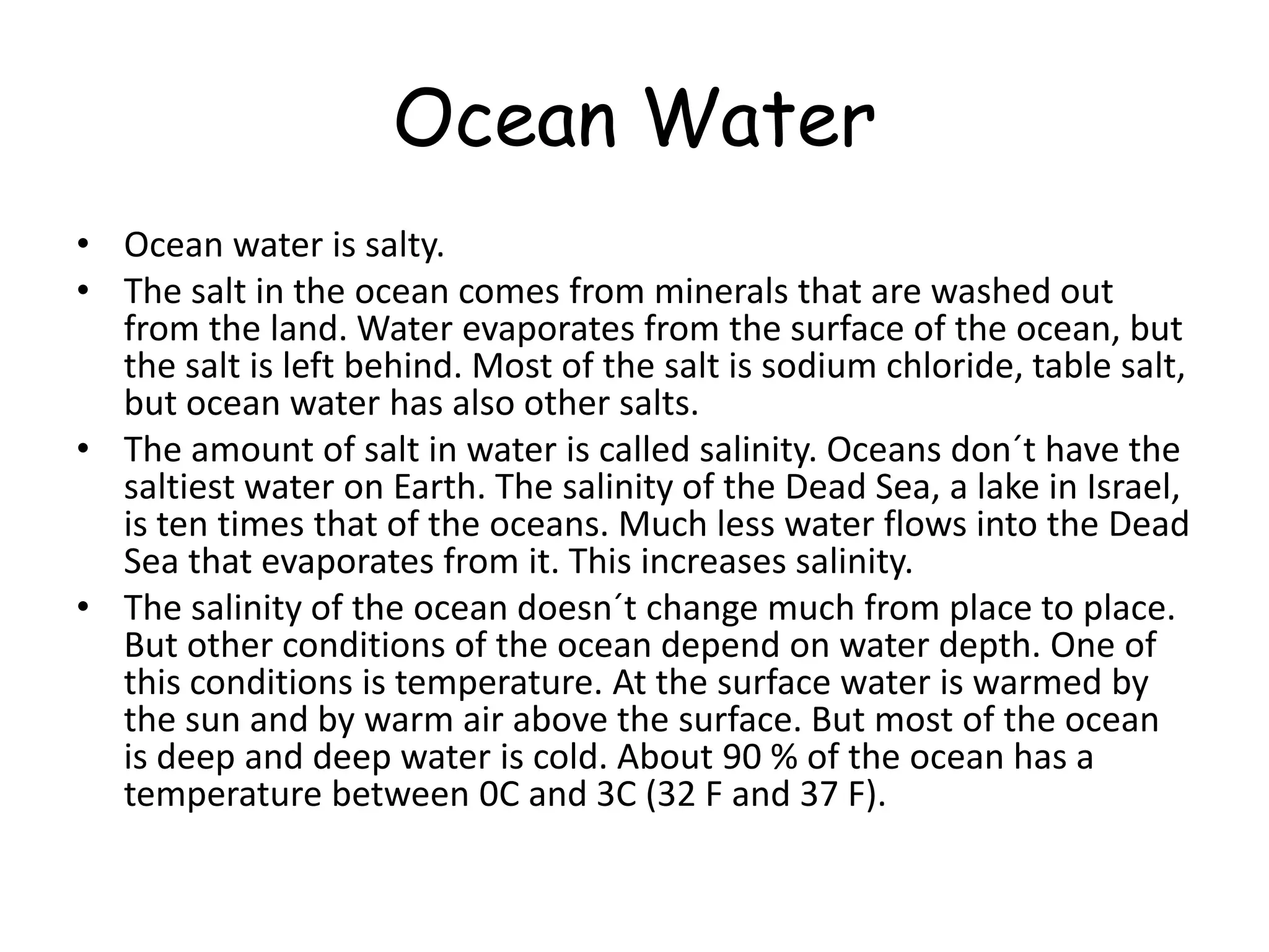 Earth oceans | PPT
