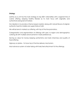 Earthos International business plan | PDF