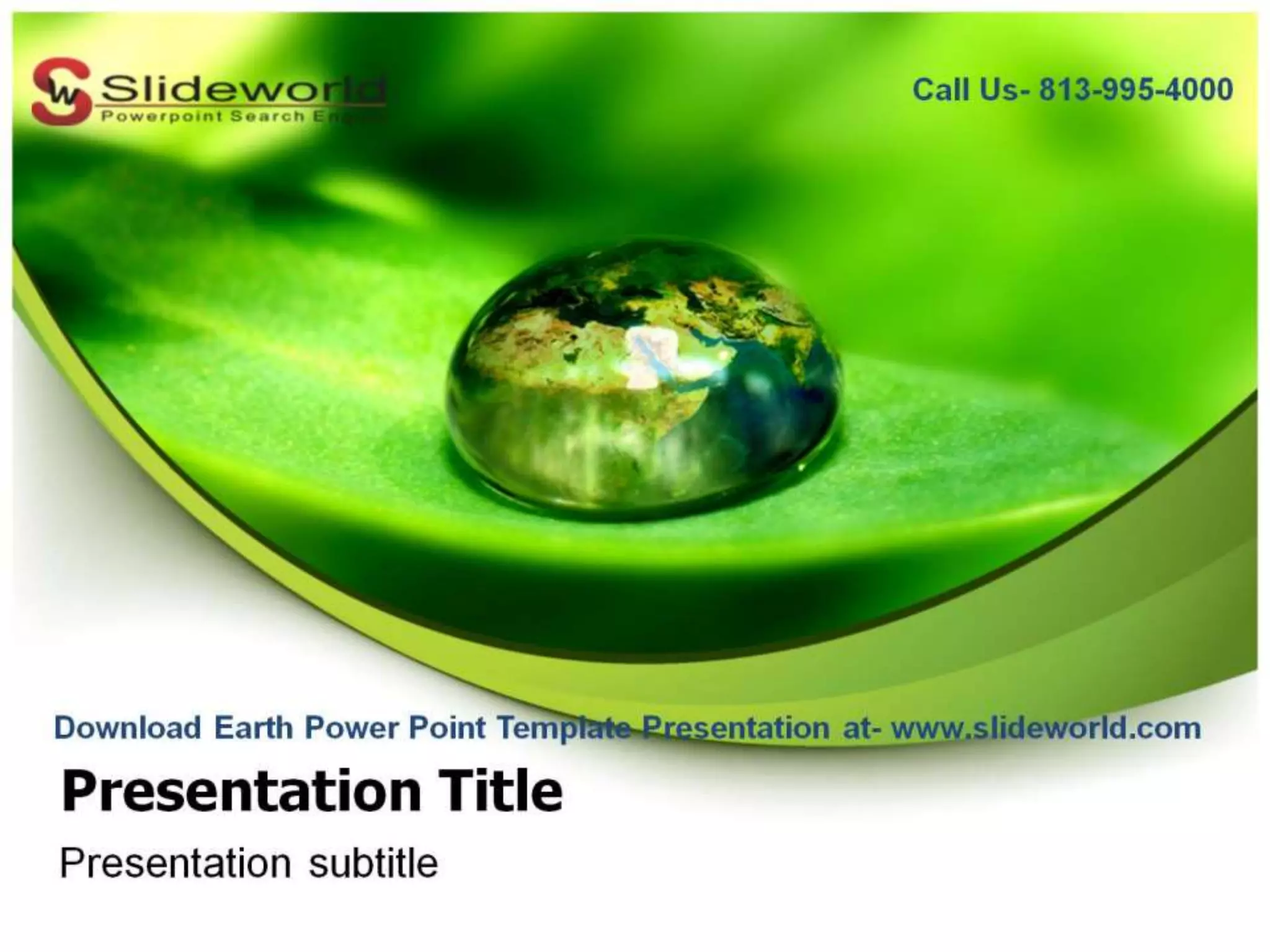 Earth powerpoint template presentation | PPTX