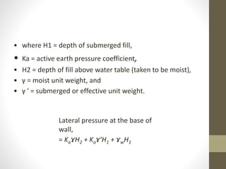 Earth pressure | PPTX