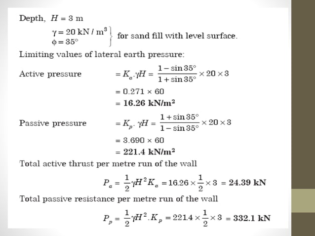 Earth pressure | PPTX | Geology | Science