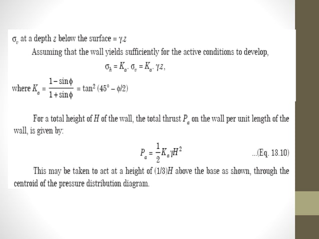 Earth pressure | PPTX | Geology | Science