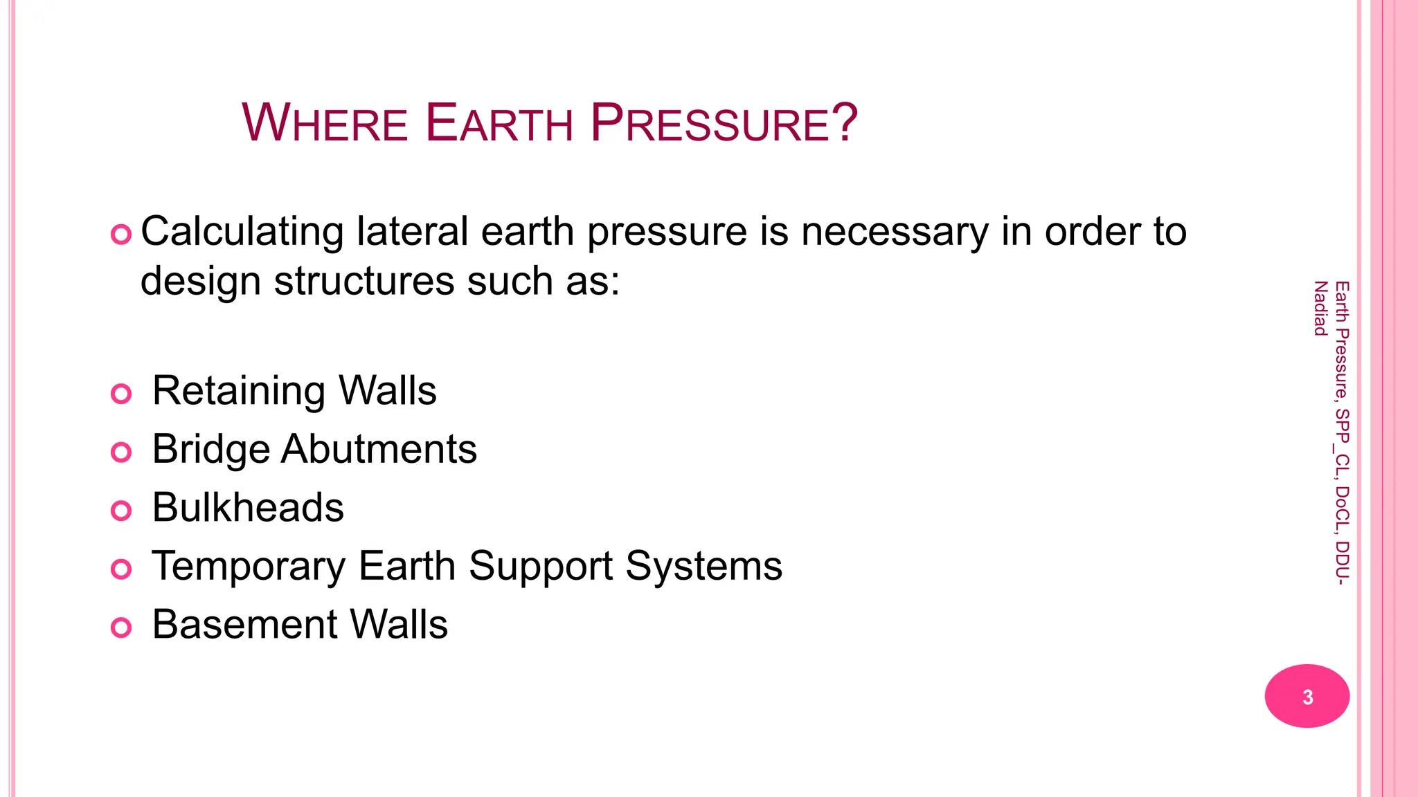 EARTH PRESSURE - GTE.pptx | Geology | Science