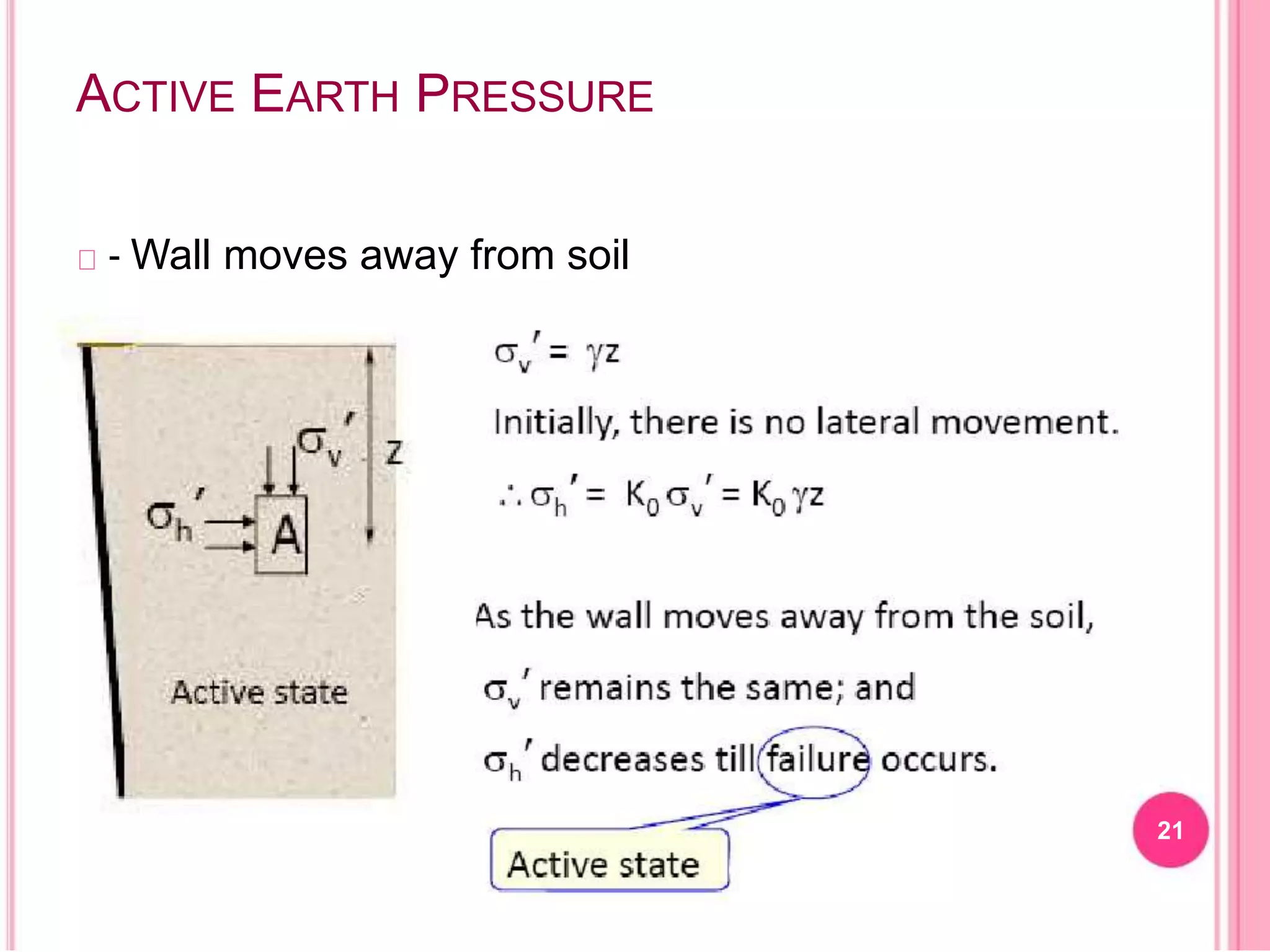 Earth pressure( soil mechanics) | PPTX
