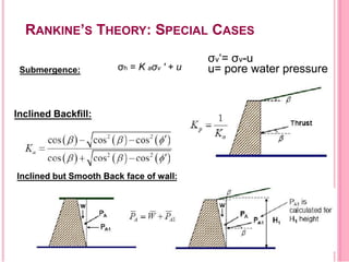 Earth pressure( soil mechanics) | PPTX