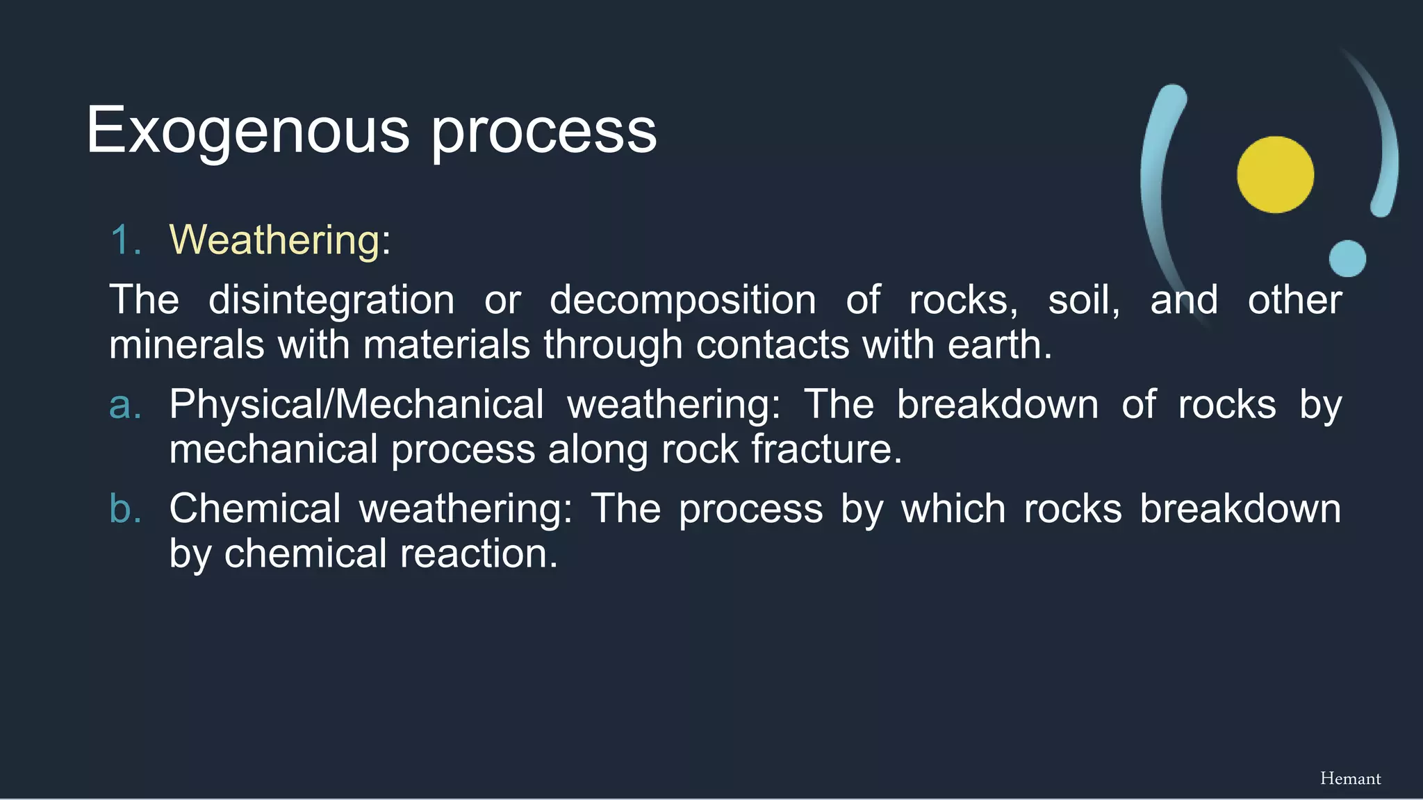 Earth processes & Energy budget | PPTX