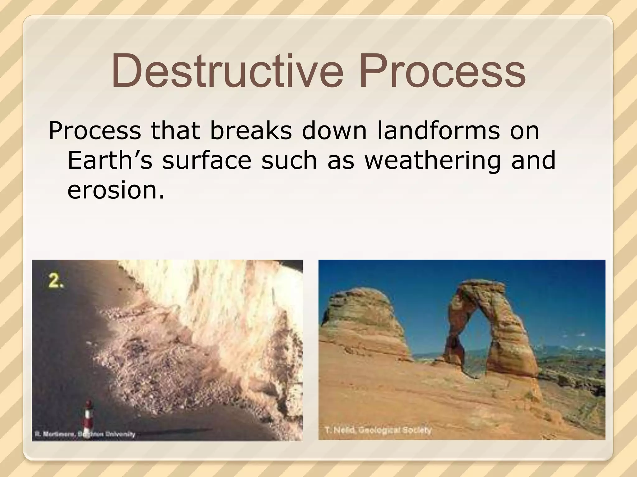 Earth processes vocab | PPTX