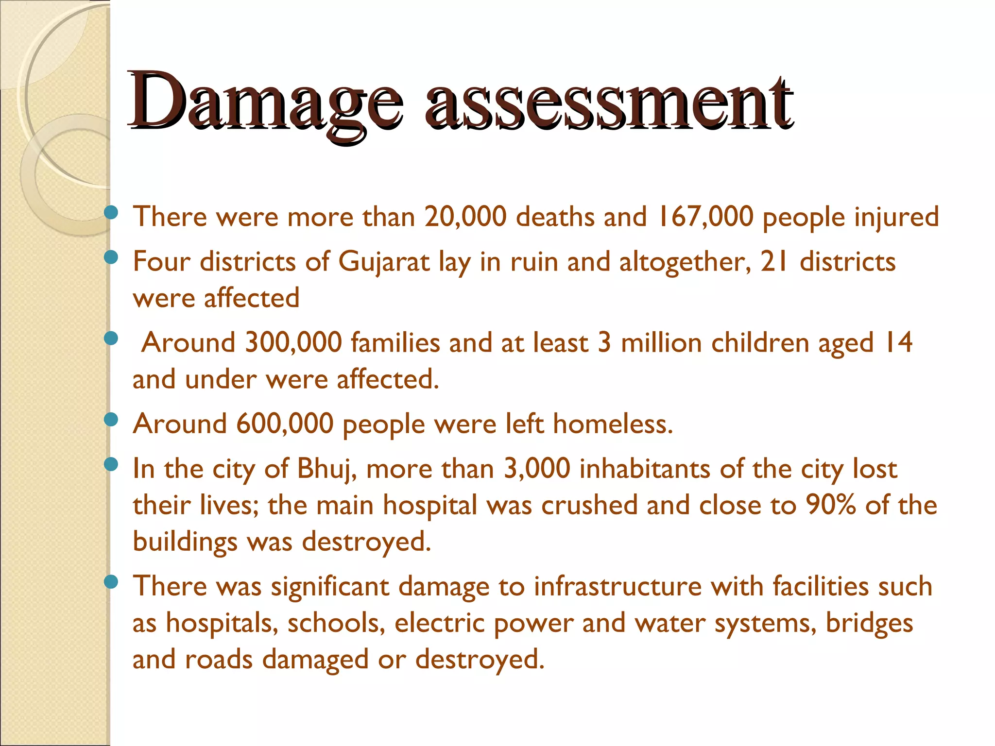 Earthquacke case study | PPT | Geology | Science