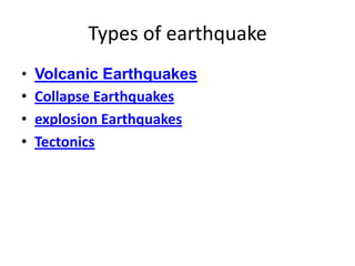 Earthquake | PPTX | Geology | Science