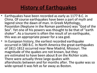 Earthquake | PPT