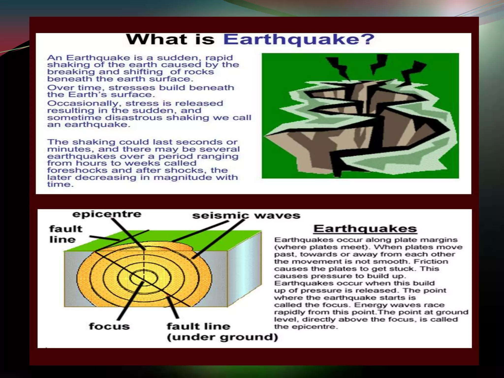 A brief discussion about Earthquake | PPTX
