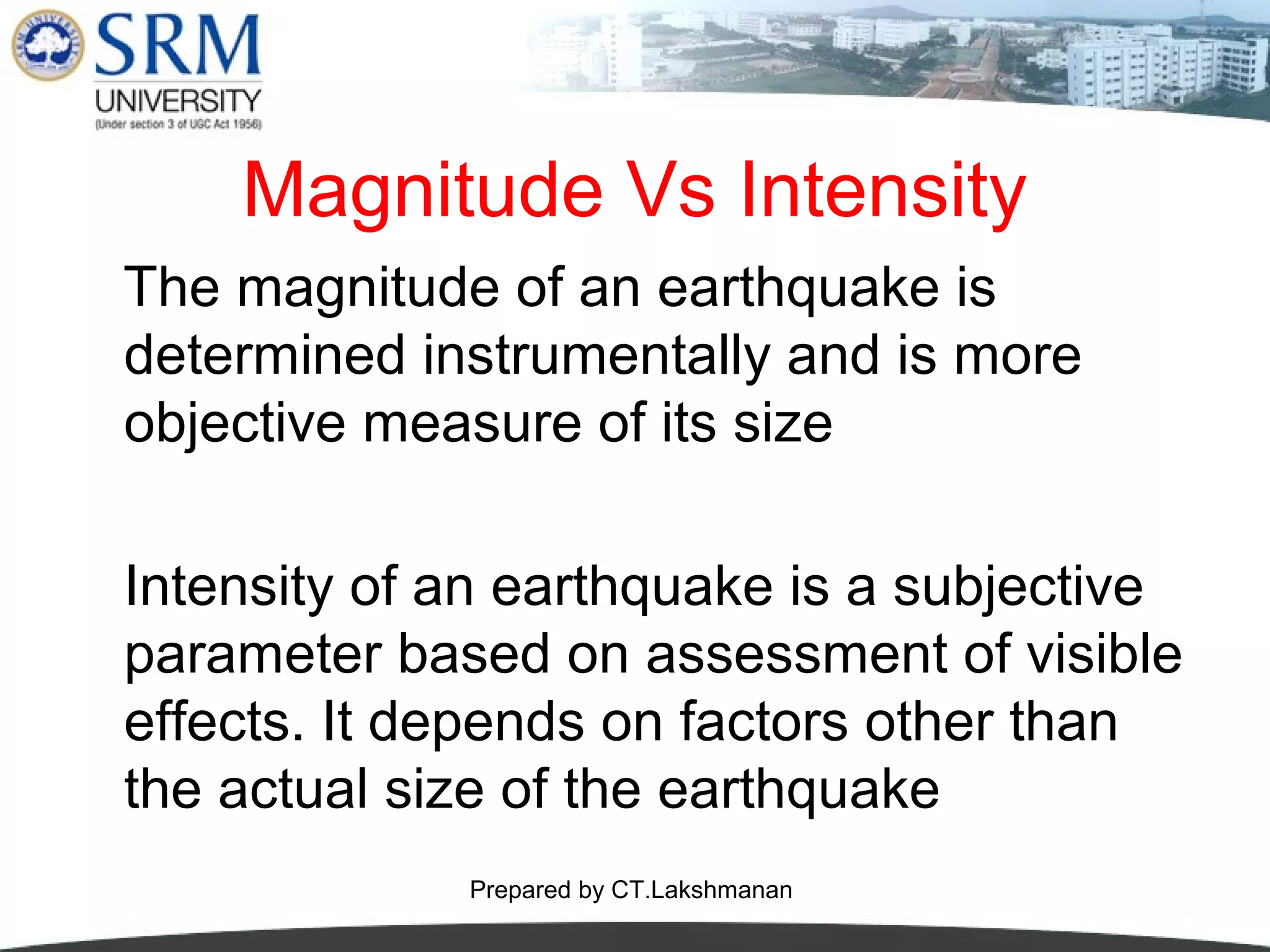 Earthquake Resistance planning | PPT