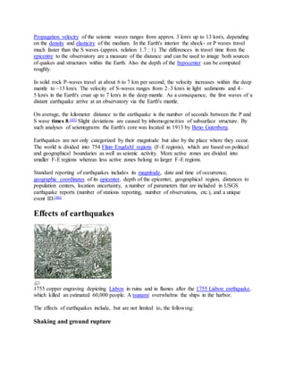 Earthquake | DOCX