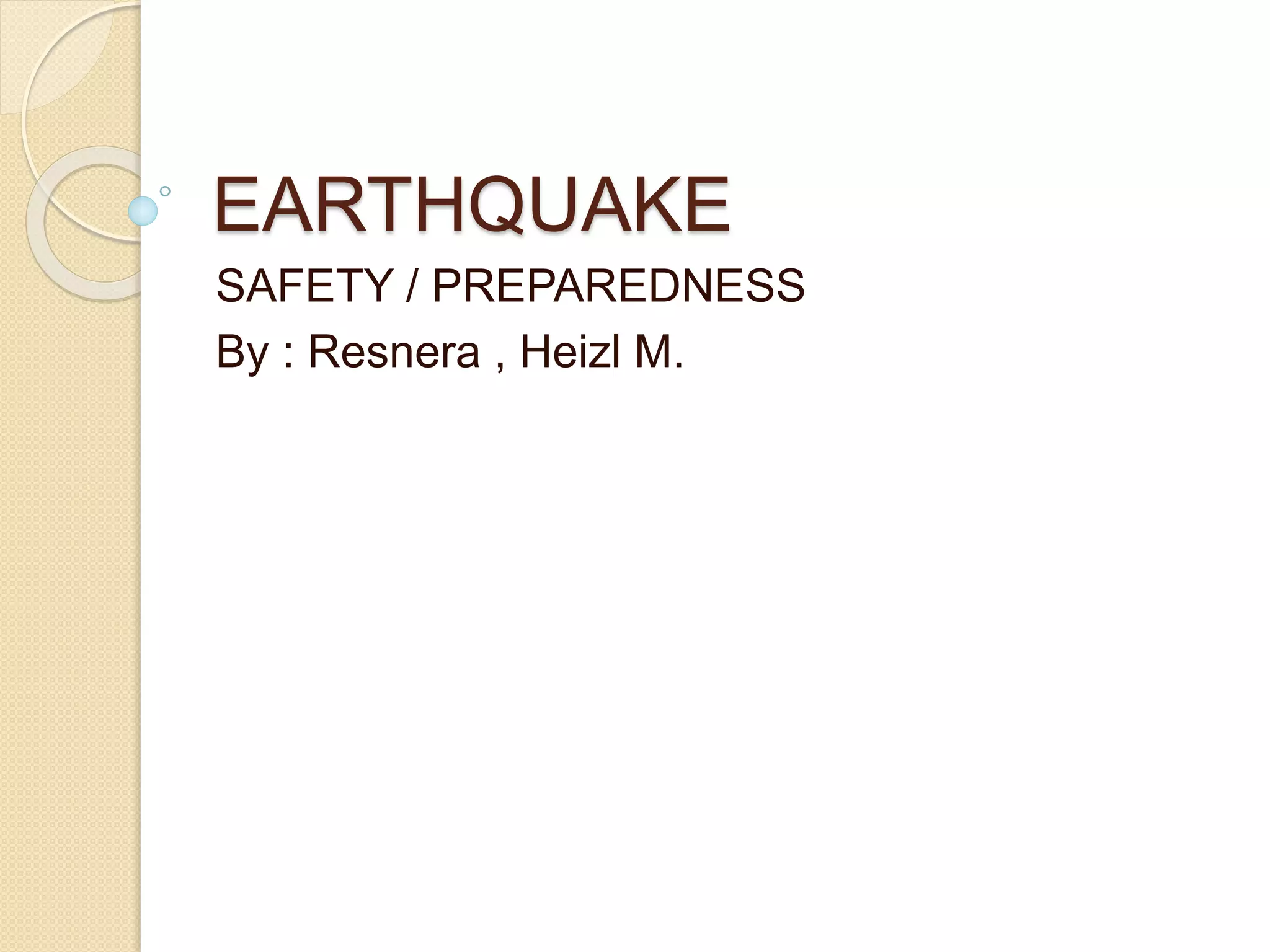 Earthquake | PPT