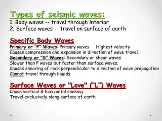 Earthquake | PPTX