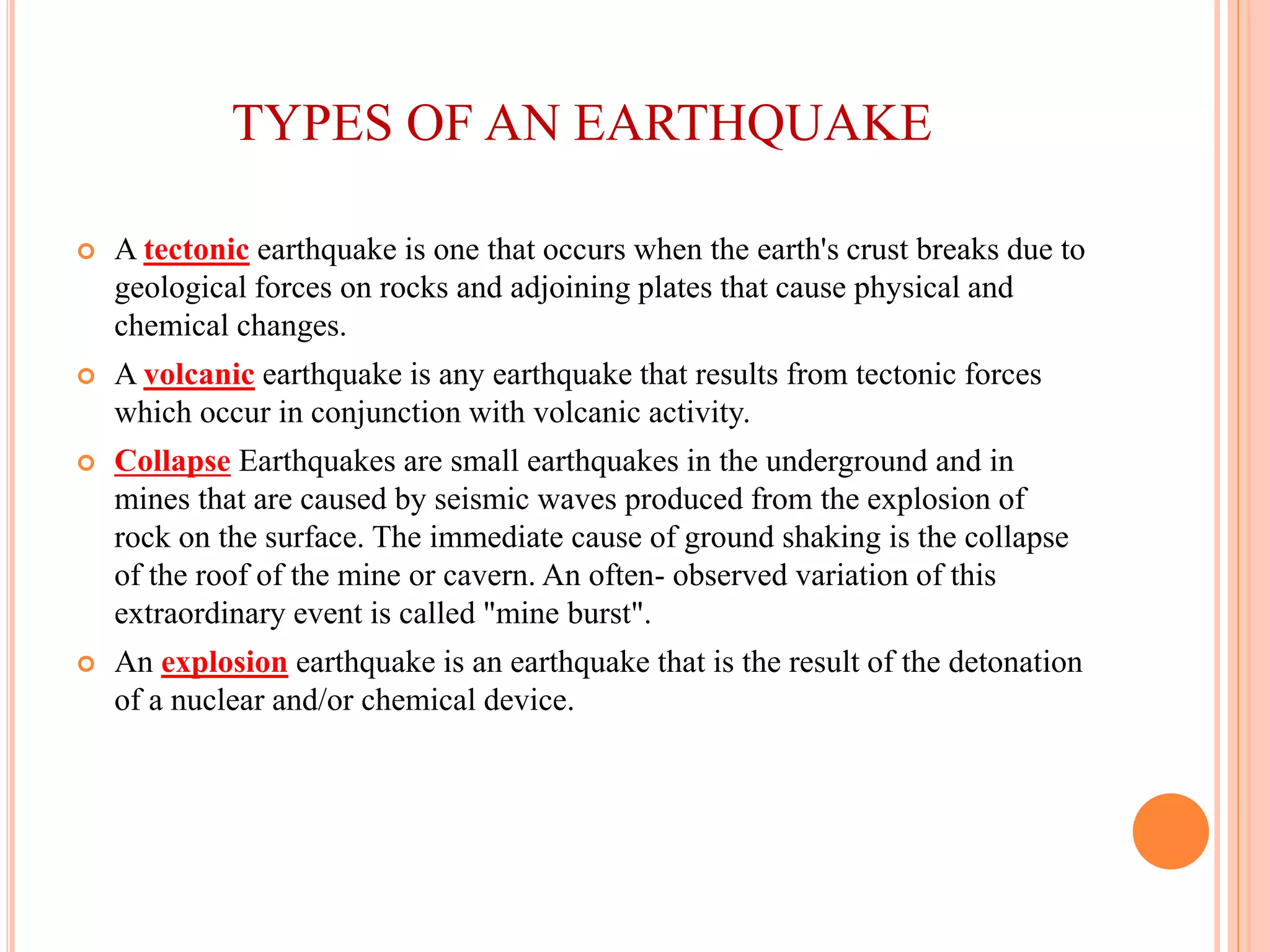 Earthquake | PPTX
