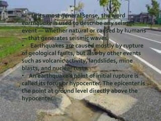 Earthquake | PPTX