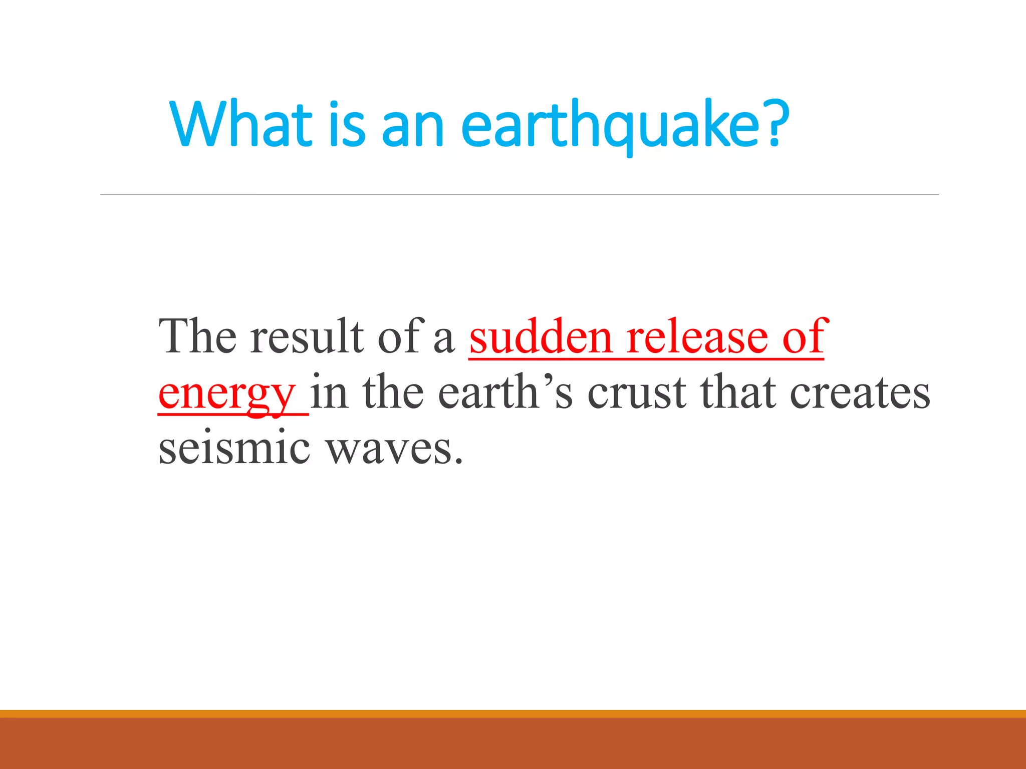 Earthquake | PPTX