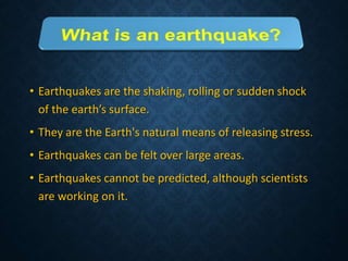 Earthquake | PPTX