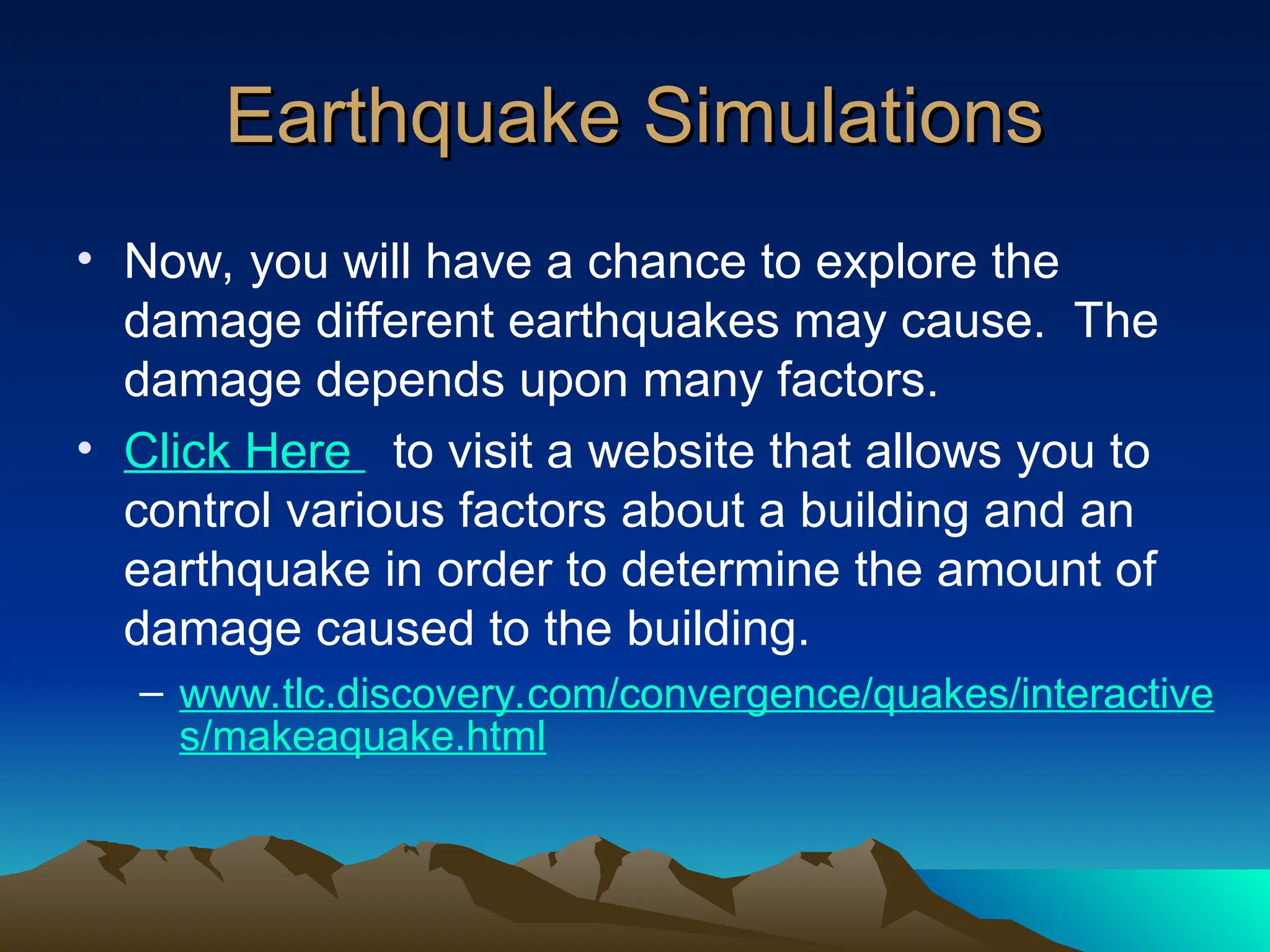 Earthquake types, earthquake waves, .ppt