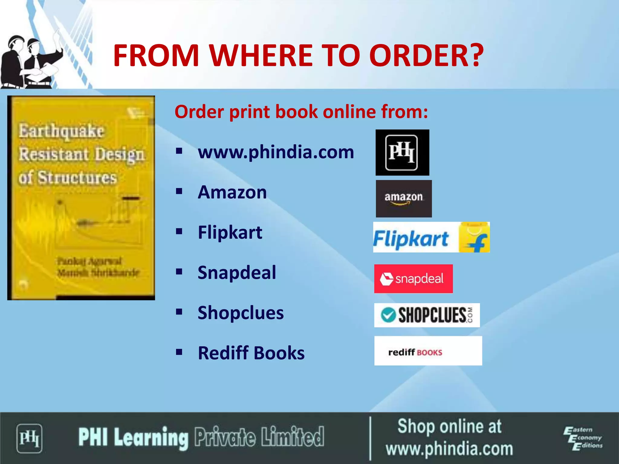 EARTHQUAKE RESISTANT DESIGN OF STRUCTURES - PHI Leaning | PPT | Civil ...