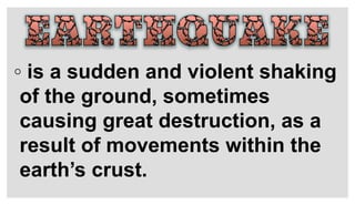 Earthquake | PPTX