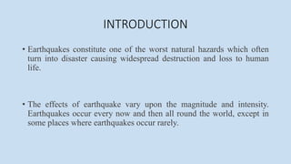 Earthquake in Environmental geology | PPT