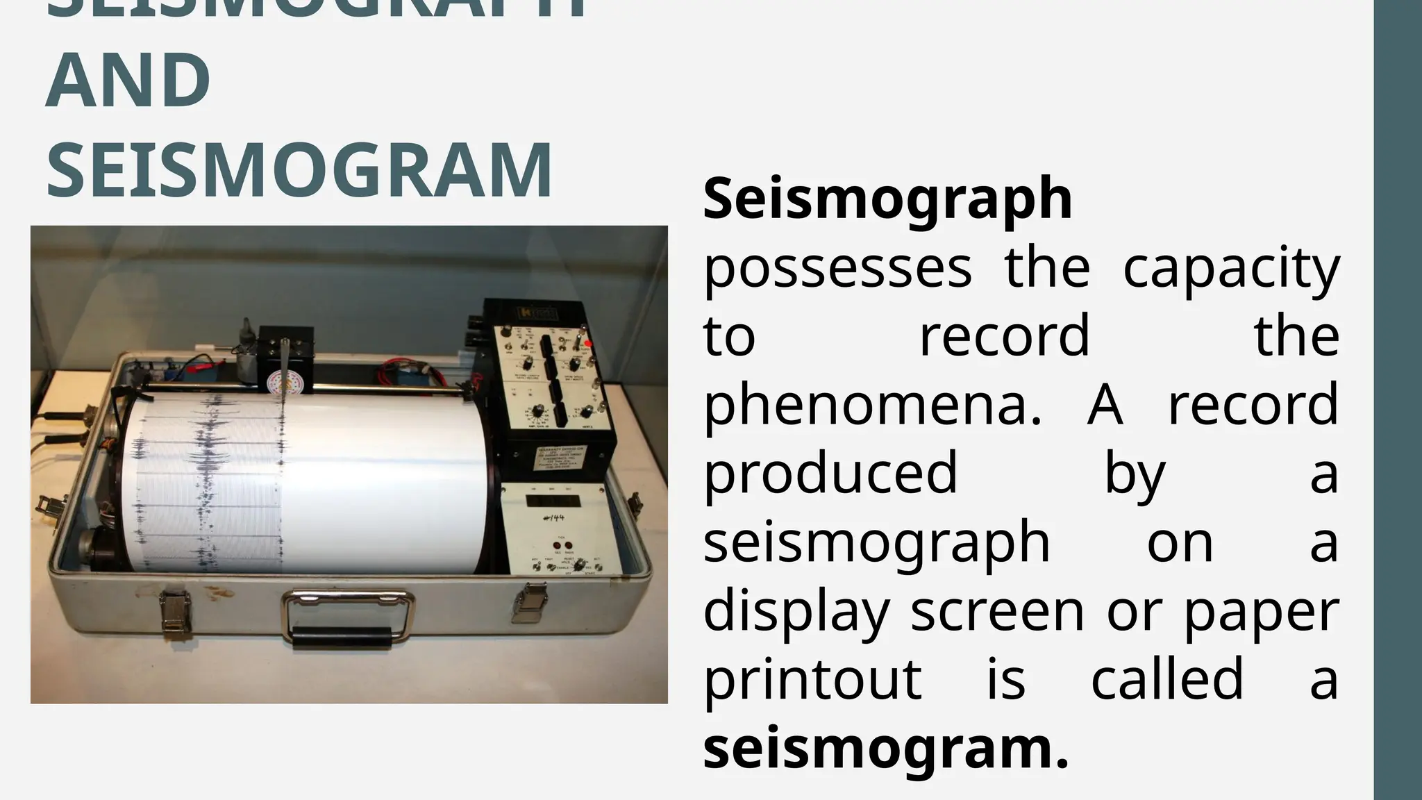 Earthquake and Different Seismic Waves ppt | PPTX