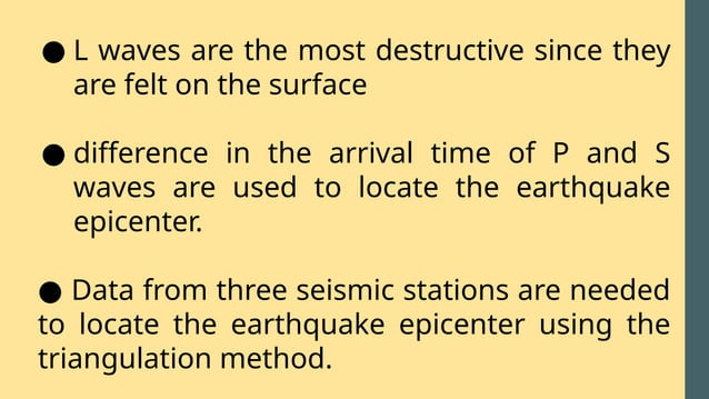 Earthquake and Different Seismic Waves ppt | PPT