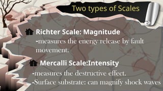 Earthquake for grade 10 science frits quarter.pptx | Geology | Science
