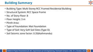 Earthquake resistant design of the building.pptx