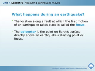 Earthquake and Triangulation Method powerpoint presentation | PPTX