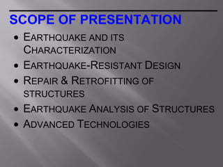 Earthquake and earthquake resistant design | PPT