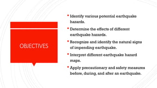 Earthquake Hazards, Concepts, and Steps to avoid it.pptx