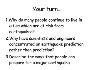 Earthquake Prediction | PPT