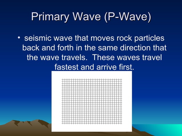 Earthquake Vocabulary | PPT