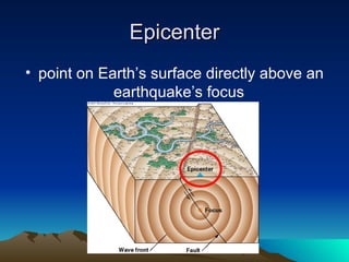 Earthquake Vocabulary | PPT
