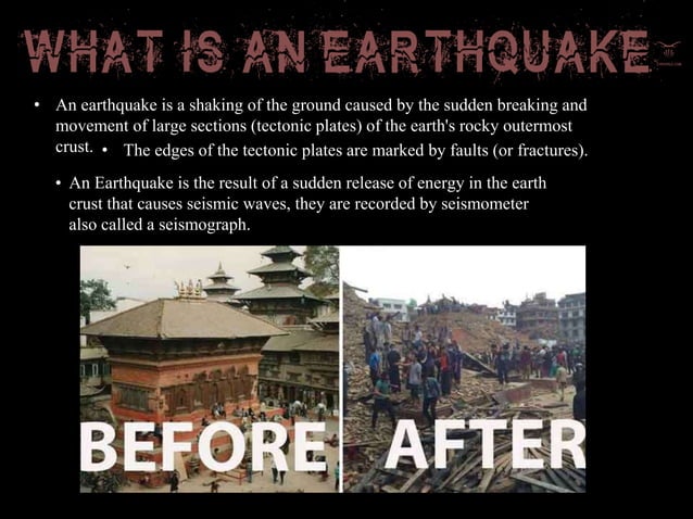 Earthquakes slideshow | PPT