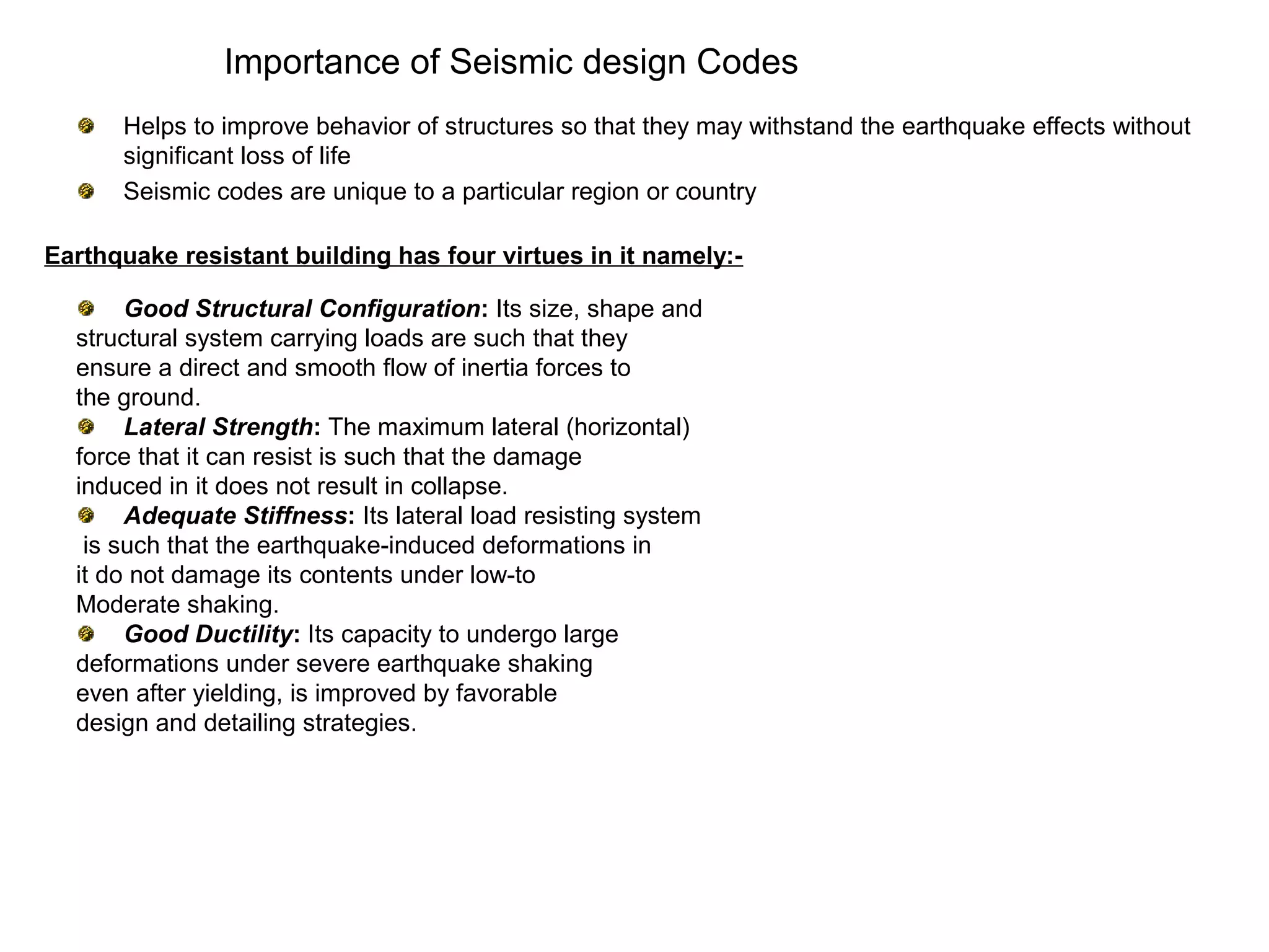 Earthquake and effect in building types precaution | PPT