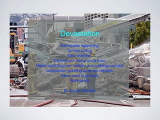 Earthquake poetry - 8B | KEY
