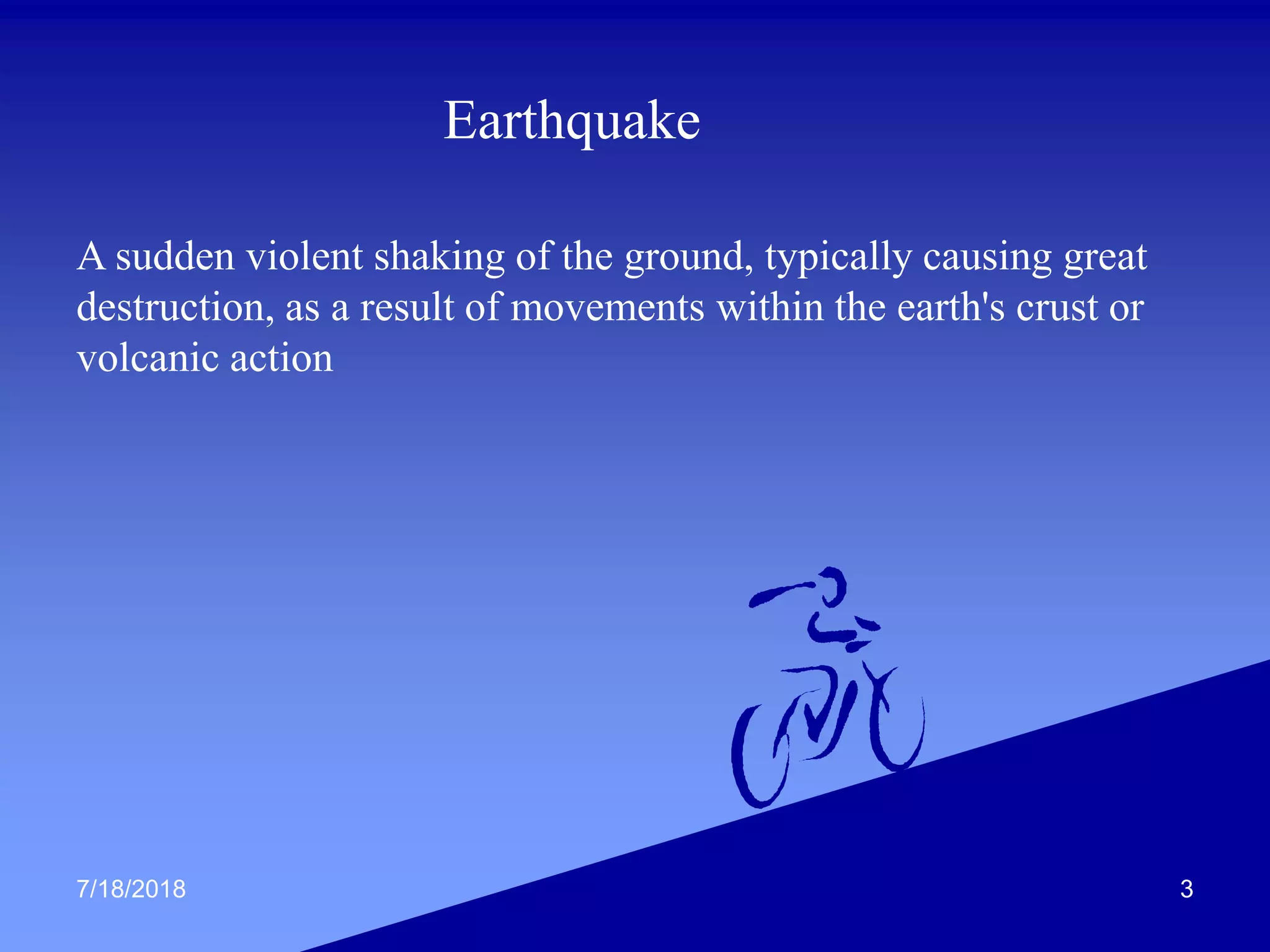 Earthquake and causes of earthquake | PPTX