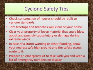 Earthquake and cyclone | PPT