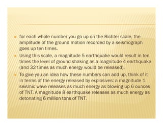 Earthquake and tsunami | PDF