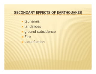 Earthquake and tsunami | PDF