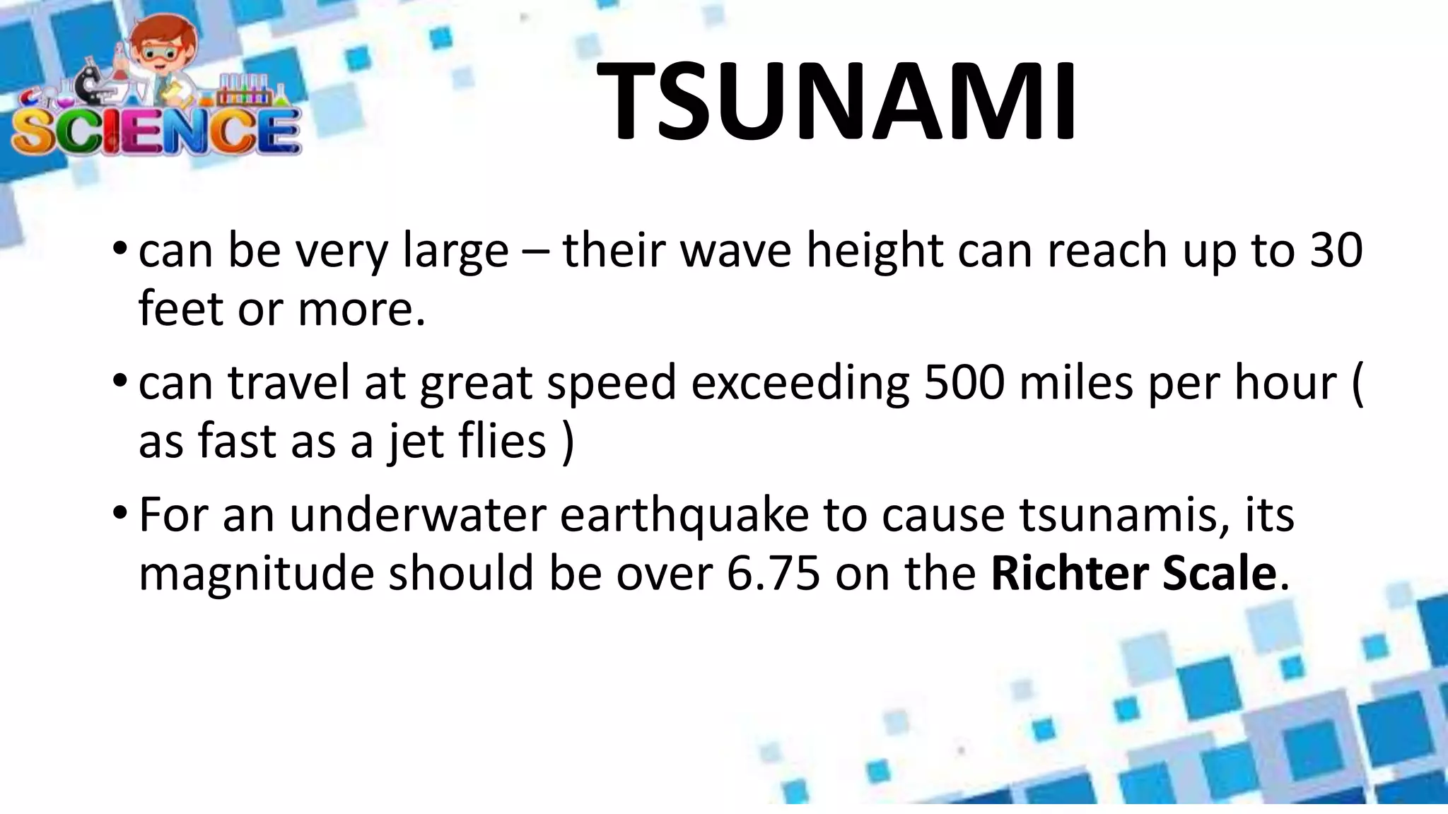 Earthquake and tsunami | PPTX