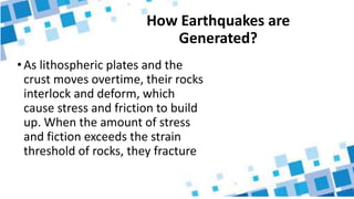 Earthquake and tsunami | PPTX