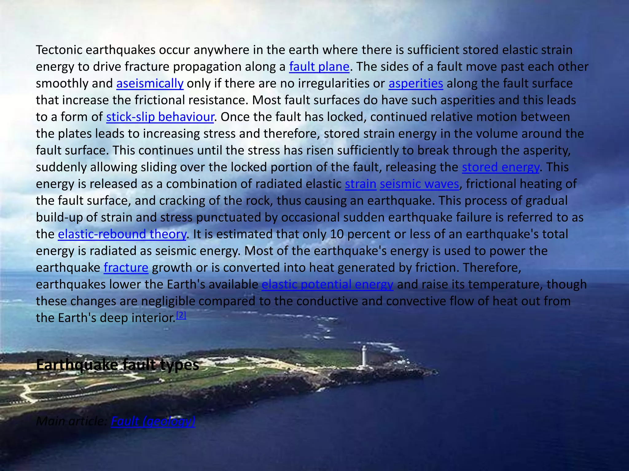 Earthquake an explanation text | PPTX