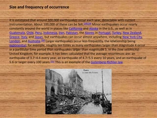 Earthquake an explanation text | PPT
